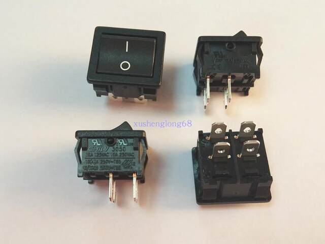 Original genuine CHILY ship type switch 3050 rocker switch 2 files 4 ...