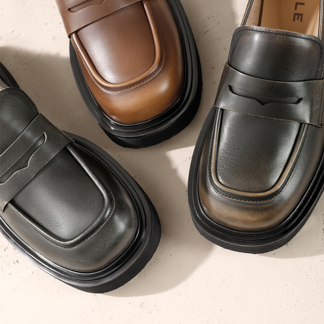 Belle college style retro loafers 2024 spring and summer new JK women's ...