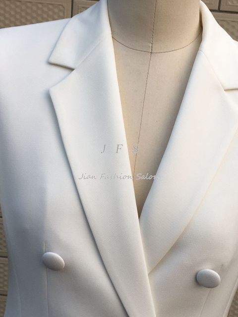 JFS new slim fit short-sleeved suit jacket trendy women's clothing