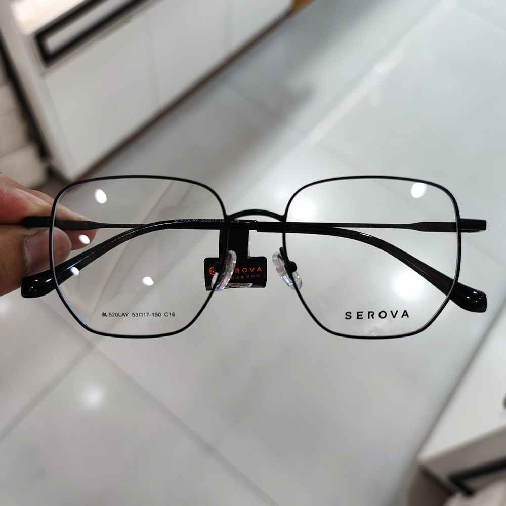 Schlover glasses frame Zhang Yixing's same style polygonal square frame ...