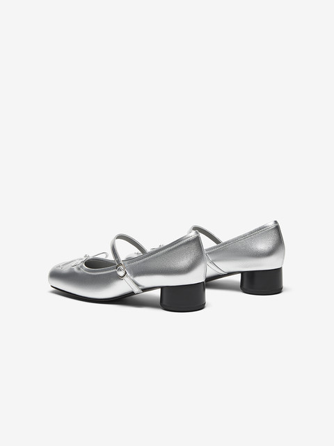 Bata light mouth single shoes for women in spring and autumn cowhide ...