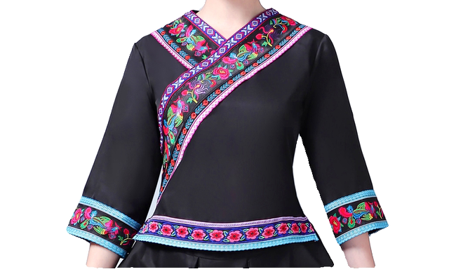Influencer Picks Miao Clothes Ethnic Style Tops Guangxi Yunnan Guizhou ...
