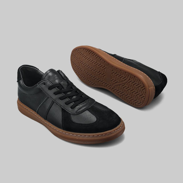 Scarce cattle foreign trade men's shoes genuine leather low-cut ...