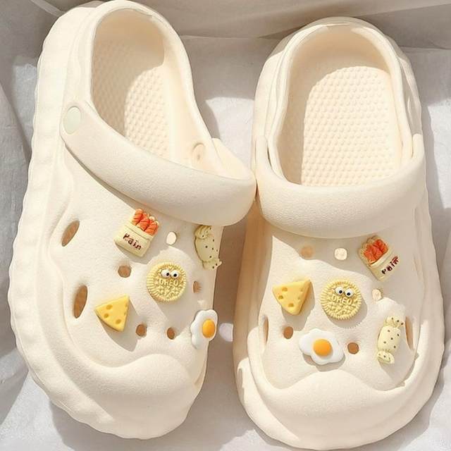 Croc shoes for pregnant women, non-slip women's summer outer wear 2024 ...