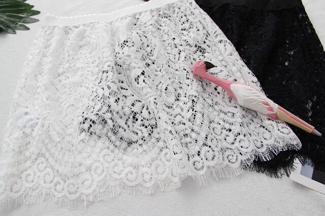 Ass curtain hem lining skirt short lace skirt bottom skirt skirt single ...