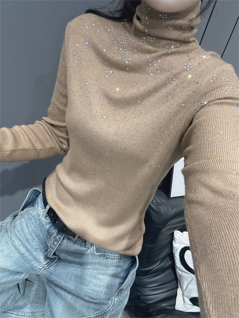 European high-end sweater knitted sweater long sleeves for women in ...