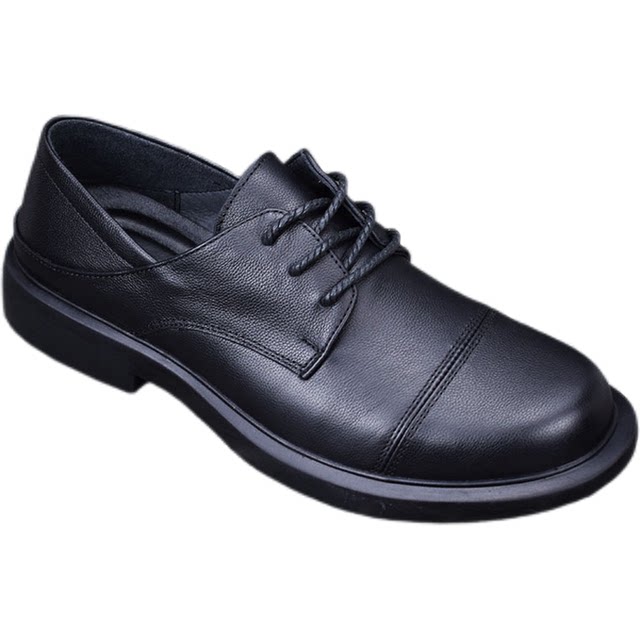 Foreign trade men's shoes autumn breathable leather soft bottom wear ...