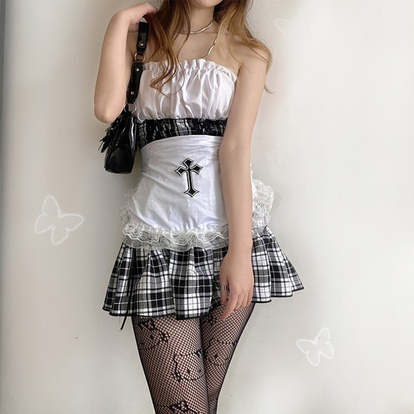Cos two-dimensional maid cute outfit jk new | EBUY7 Maid Outfit