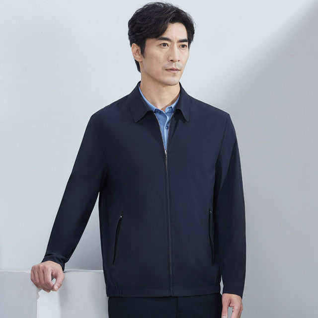 Hongdu Men's Jacket Stretchy Machine Washable Spring and Autumn New ...