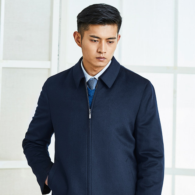 Hongdu down jacket for middle-aged men with detachable inner liner and ...