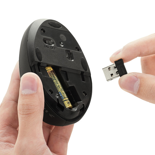 Japan Sanye Bluetooth small mouse vertical grip ergonomic office men ...