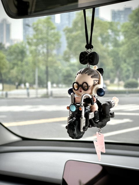 Bubble Mart SP morning rush hour car pendant for girls in car cute ...