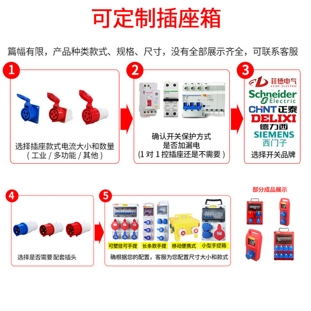 Industrial plug non-explosion-proof socket connector three-phase ...