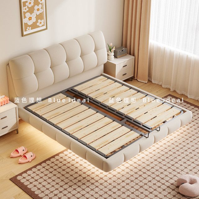 Blue Ideal Cream Creamy Clouds Suspension Bed Master bedroom Puffing ...