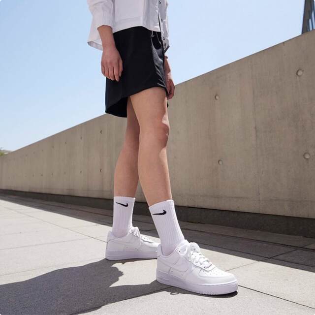 Air Force 1 AF1 classic versatile low-top casual sneakers couple white ...