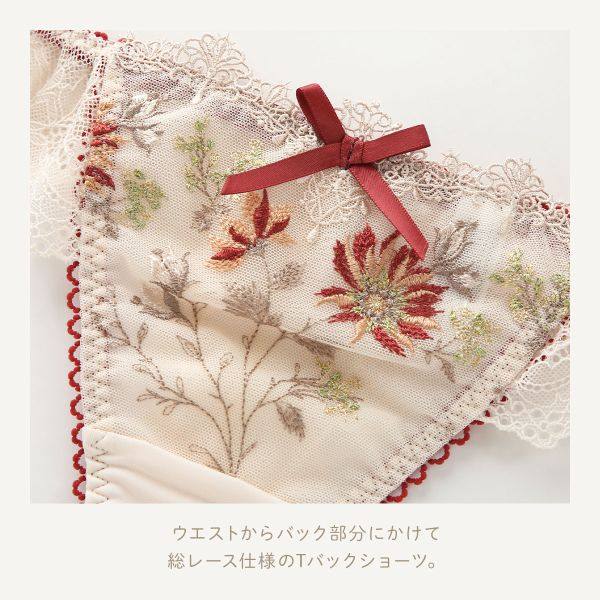 Risa Magli underwear women's cute lace embroidered pure desire sexy soft seamless low-waisted T ...