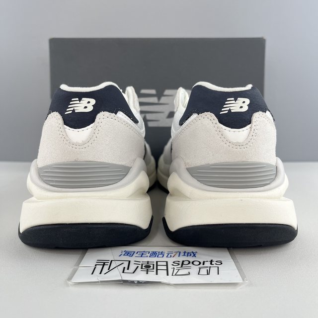 New Balance NB 5740 White Blue Men and Women Comfortable Seismic Anti ...