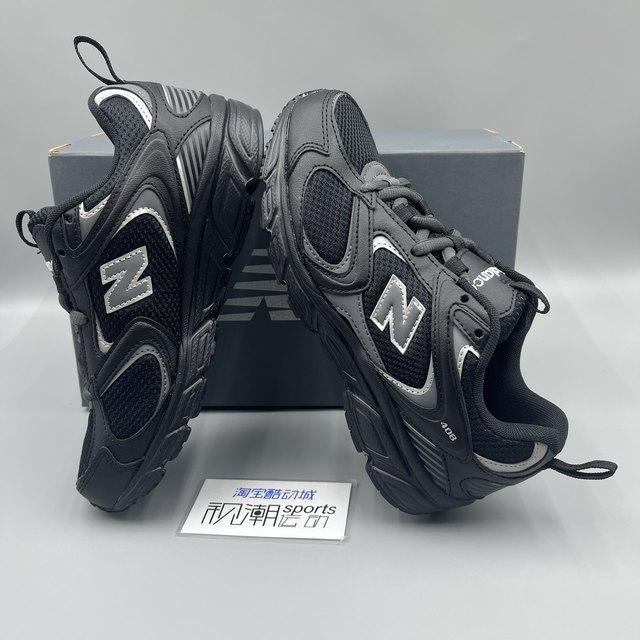 New Balance NB408 Black Samurai retro versatile mesh surface cushioning ...