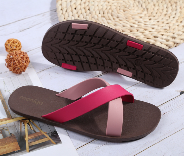 Thai slippers for women rubber Korean style fashionable outer wear ...