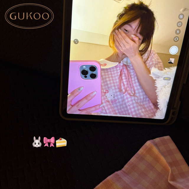 Gukoo/fruit shell nightgown women summer HelloKitty joint brand new pure cotton sweet beauty ...