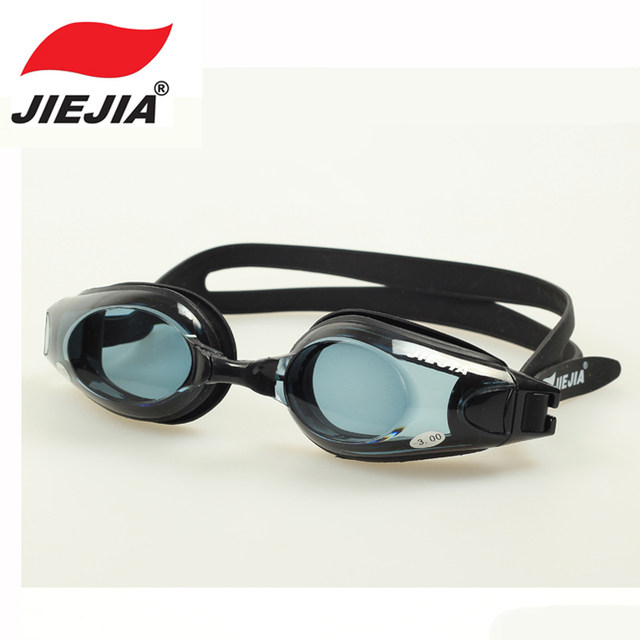 Jiejia flat light myopia swimming goggles for men and women anti-fog ...
