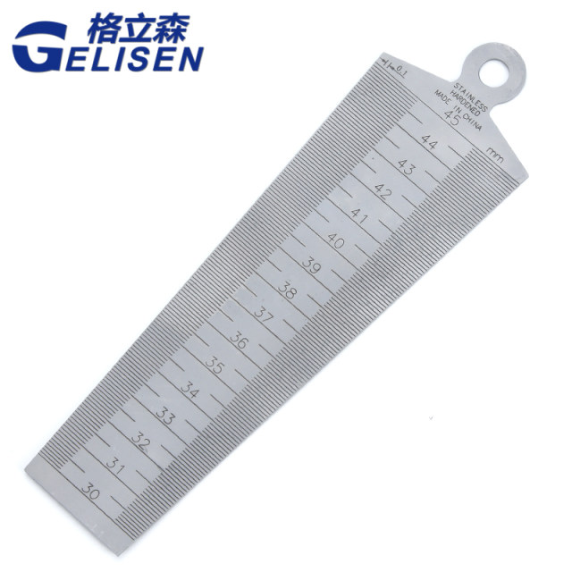 Gap ruler steel ruler feeler gauge stainless steel high-precision ...