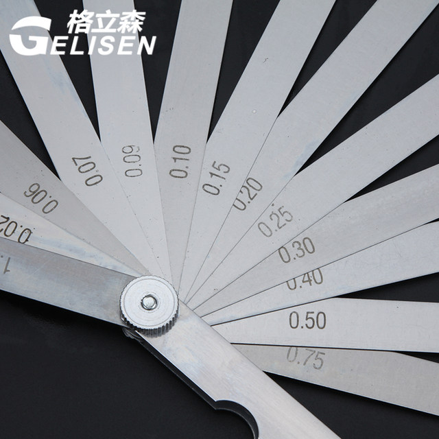 Feeler gauge gap gauge stainless steel high-precision single-chip valve ...