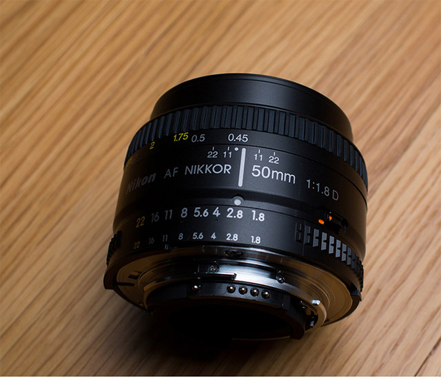 Nikon 50mmf/1.8D large aperture portrait blur 501.8D full frame fixed ...