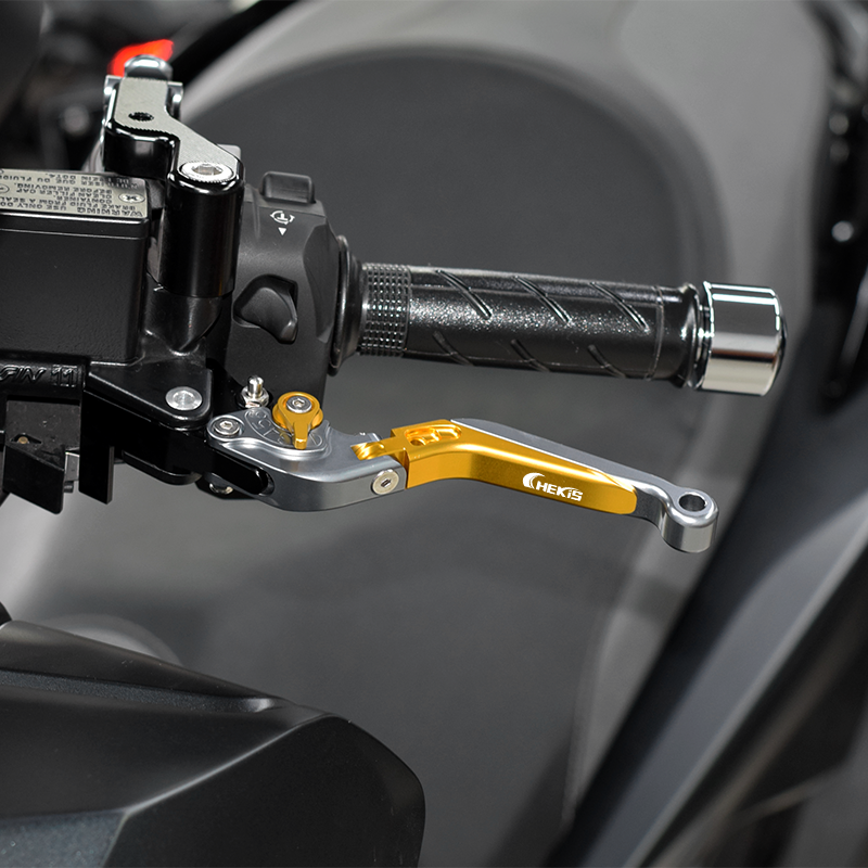 Suitable for Haojue Uhr150 Modified Aluminum Alloy Brake Horn Adjustable Foldableing Handle Pull ...