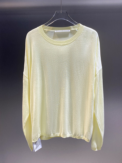 AlexardieWarey24 summer new loose Tennis acetate long-sleeved top ...