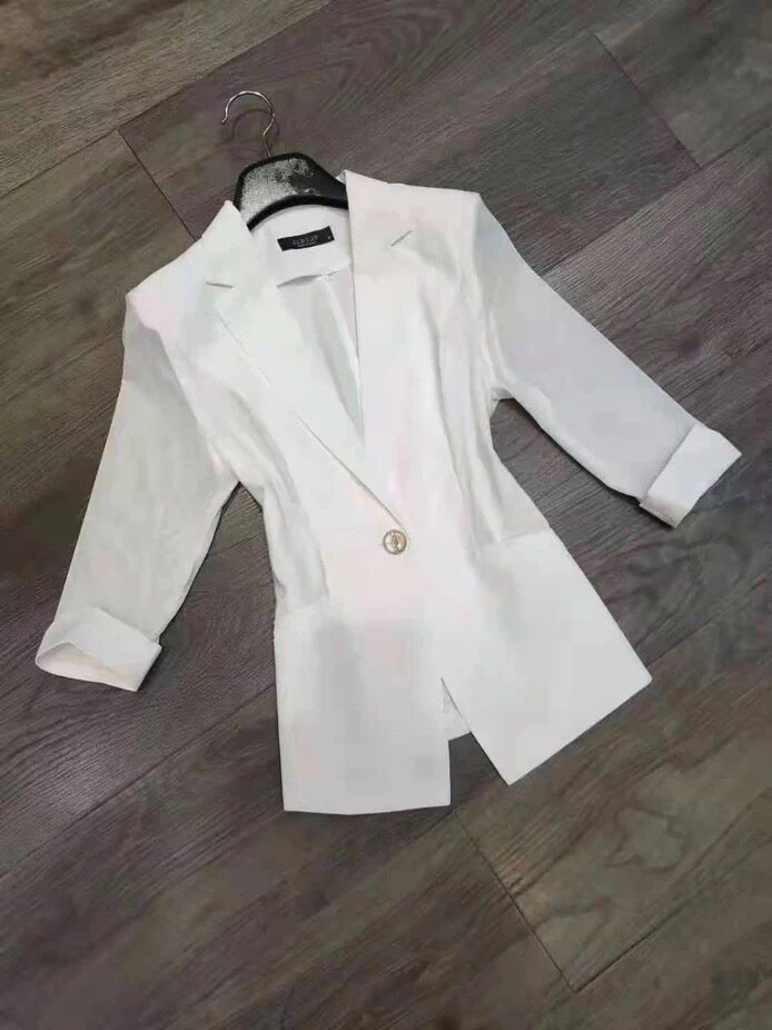 European Station ZLRYJF summer new seven -point sleeve suit female ...