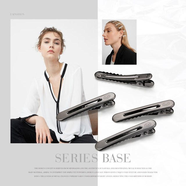 shes Qianzi duckbill pinch clips a pair of bangs hairpins women's ...