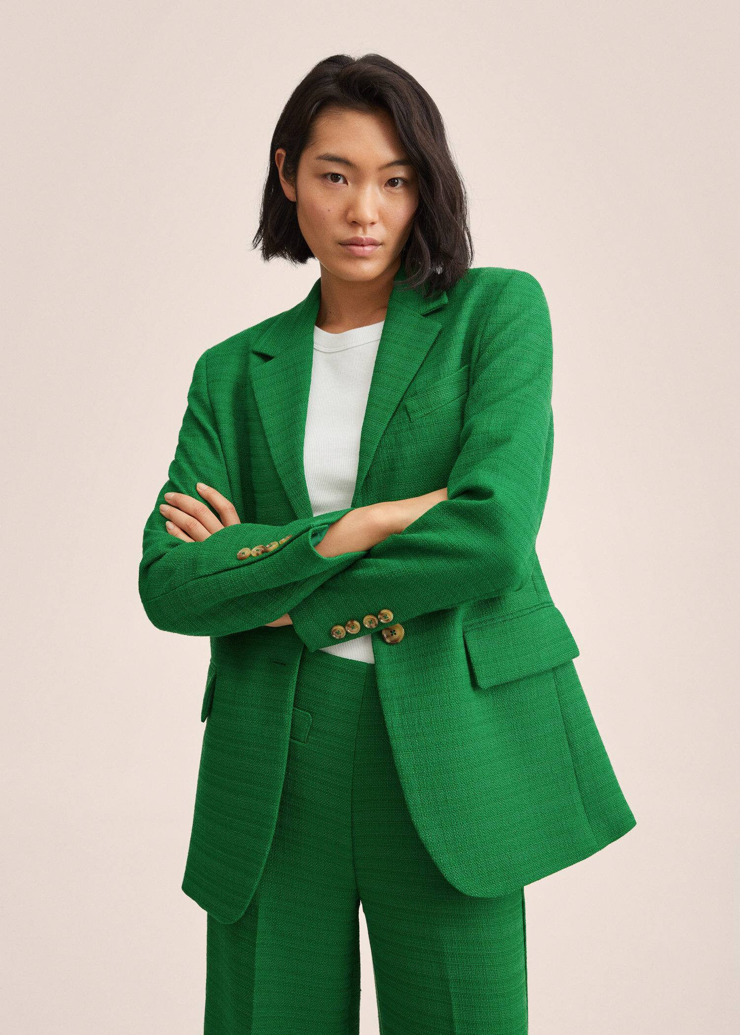 Spanish and European genuine purchasing agent MANGO women's tweed suit ...