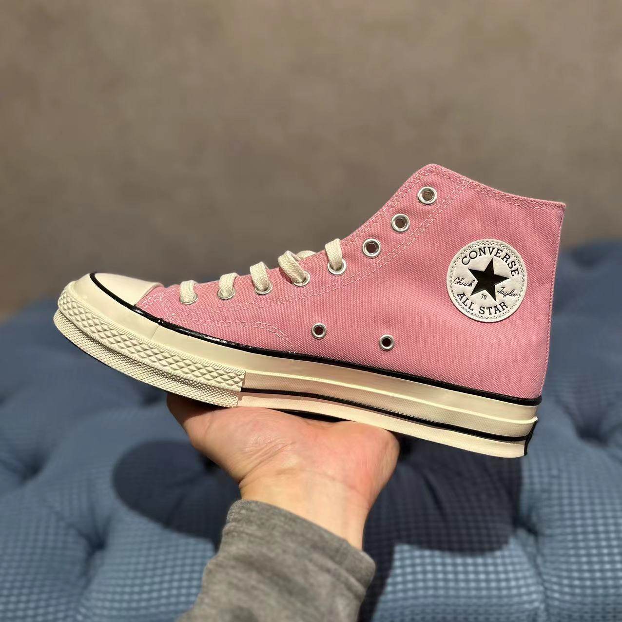 Converse Converse 2023 Spring New Pink 1970s high -top fashion leisure ...