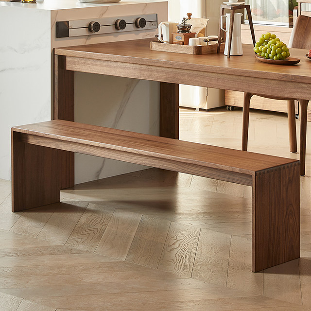 North American black walnut gown solid wood gown stool table stool bed ...