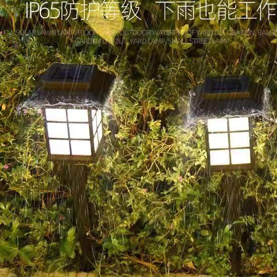 Solar lawn lamp, outdoor waterproof courtyard landscape lamp, garden ...