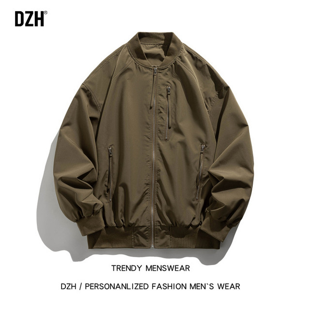 Men's flight jacket men's high-end and handsome spring and autumn men's ...