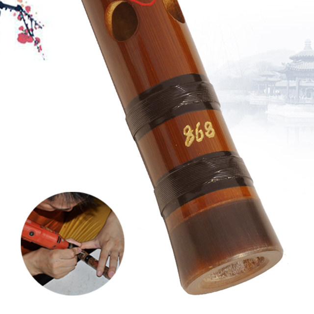 Mr. Guanzi's professional one-section bitter bamboo flute boutique ...