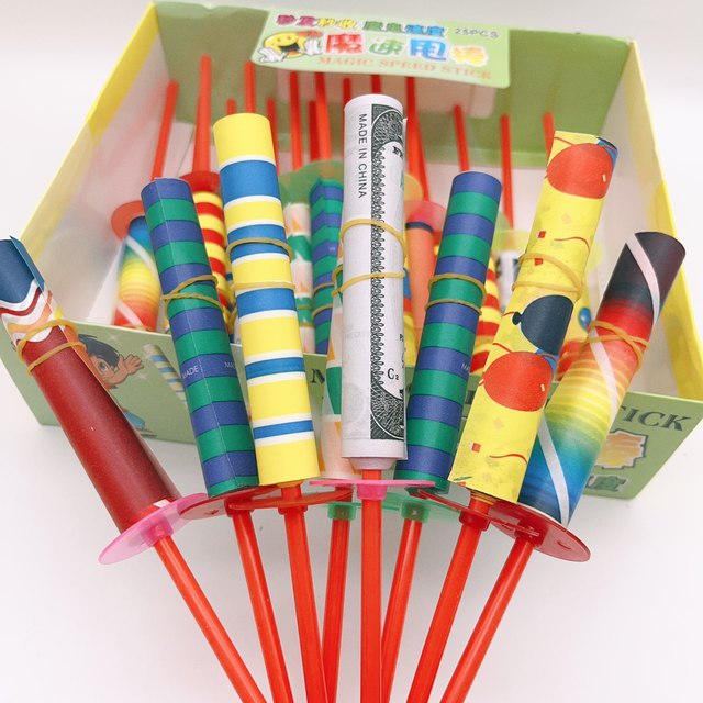 Classic children's swing stick toy, creative whole-person telescopic ...