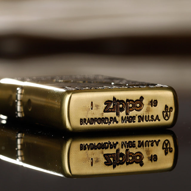 Lighter zippo genuine pure copper Marlboro men's armor shell kerosene windproof Zibao limited ...