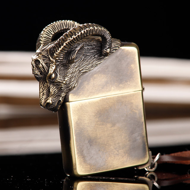 Zippo lighter zippo genuine pure copper leader heavy armor kerosene windproof men's zp official ...