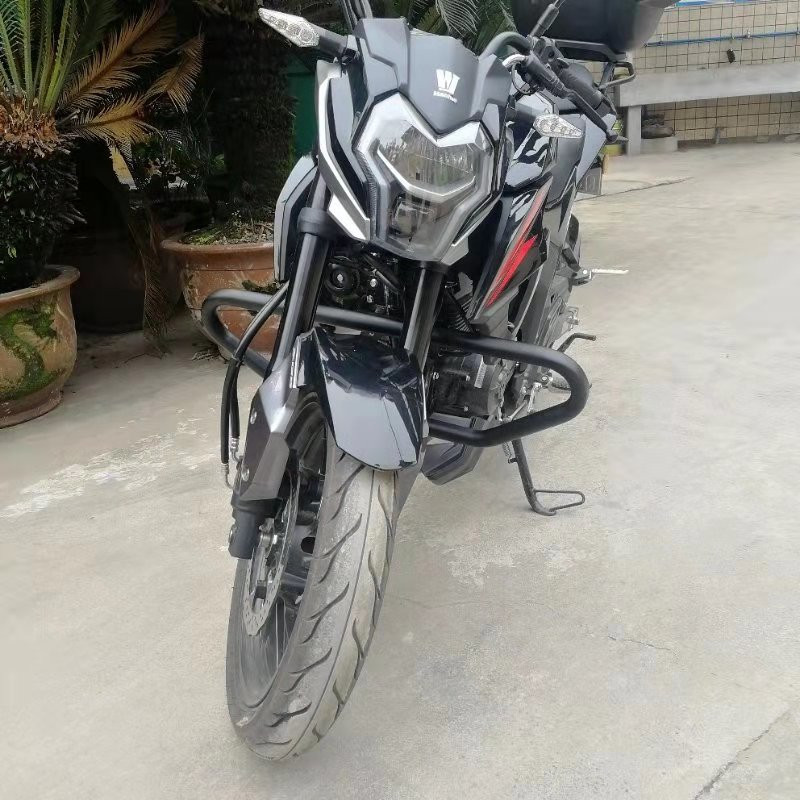 Suitable for Haojue DR160 guard bar DR160S motorcycle DR150 bumper modified protection anti-fall ...