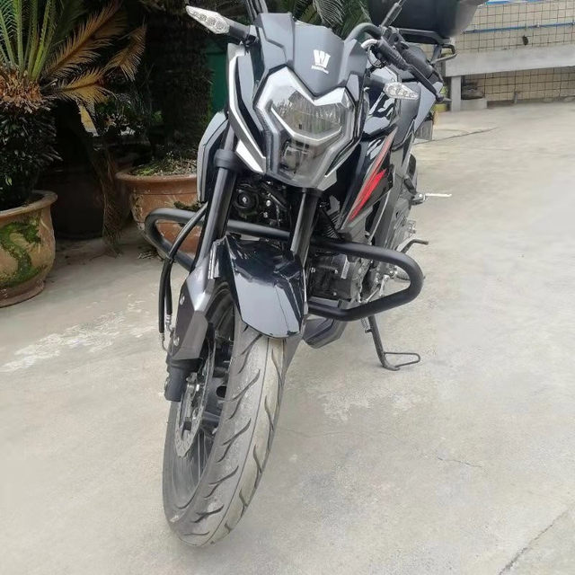 Suitable for Haojue DR160 guard bar DR160S motorcycle DR150 bumper modified protection anti-fall ...