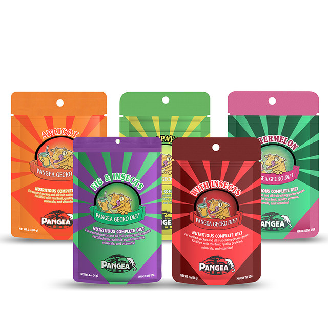 Pangu PANGEA eyelash gecko insect fruit mixed puree feed Gai Goya ...