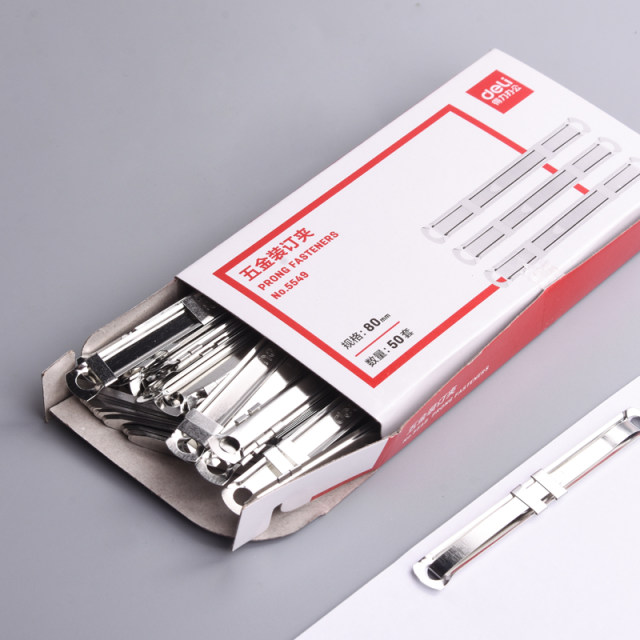 Powerful double-hole plastic binding clip metal file data binding clip ...