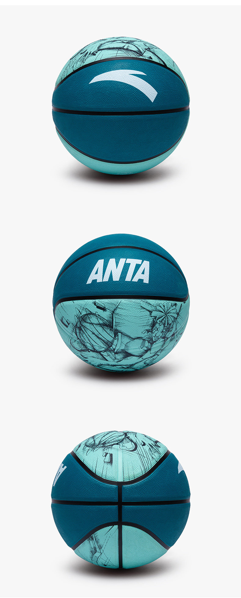 Basketbal - Klassiek zwart [air needle ball net pump], Basketbal maat 5 ...