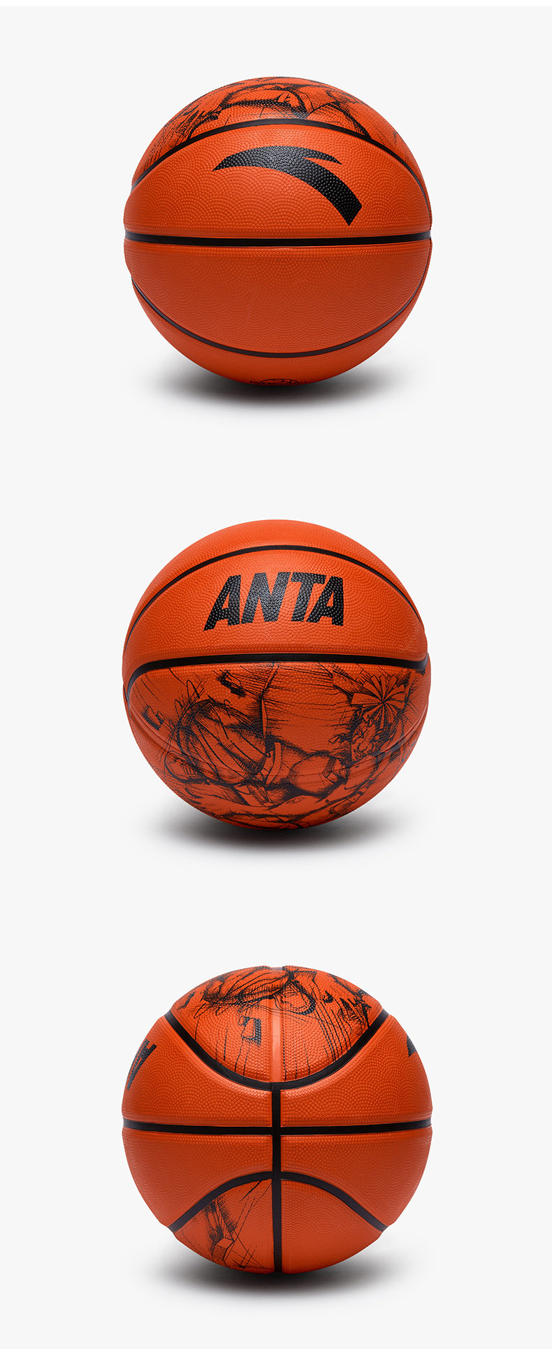 Basketbal - Klassiek zwart [air needle ball net pump], Basketbal maat 5 ...