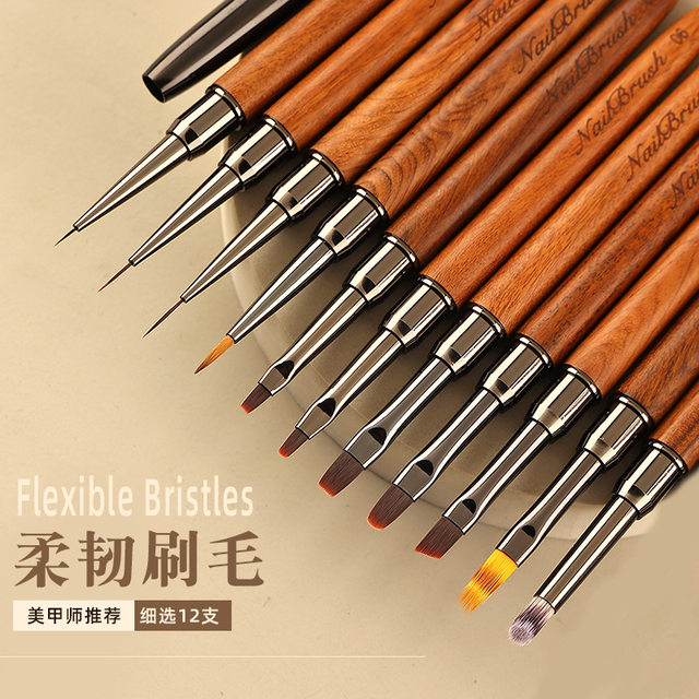 【One Non-Remote】Nail Art Brushes, Gel Brushes/Watercolor Brushes/Large ...