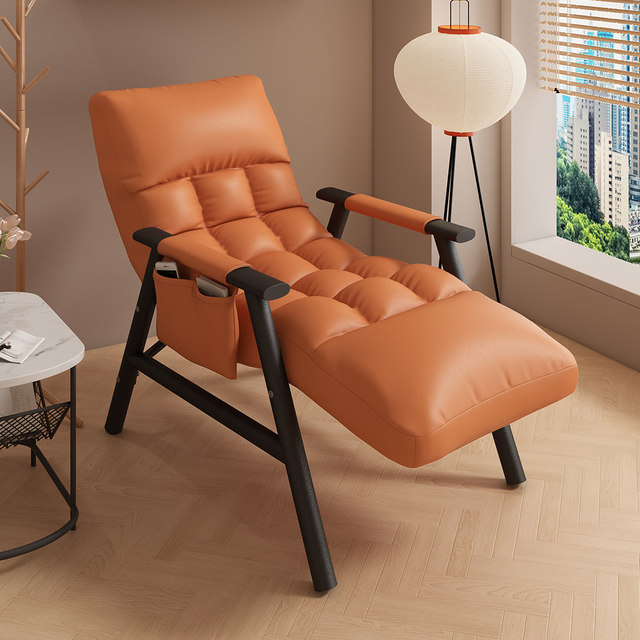 Lazy sofa sleepable and reclining chair home balcony leisure chair ...