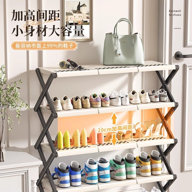Shoe rack simple home door entry 2024 new dormitory multi-layer sturdy ...